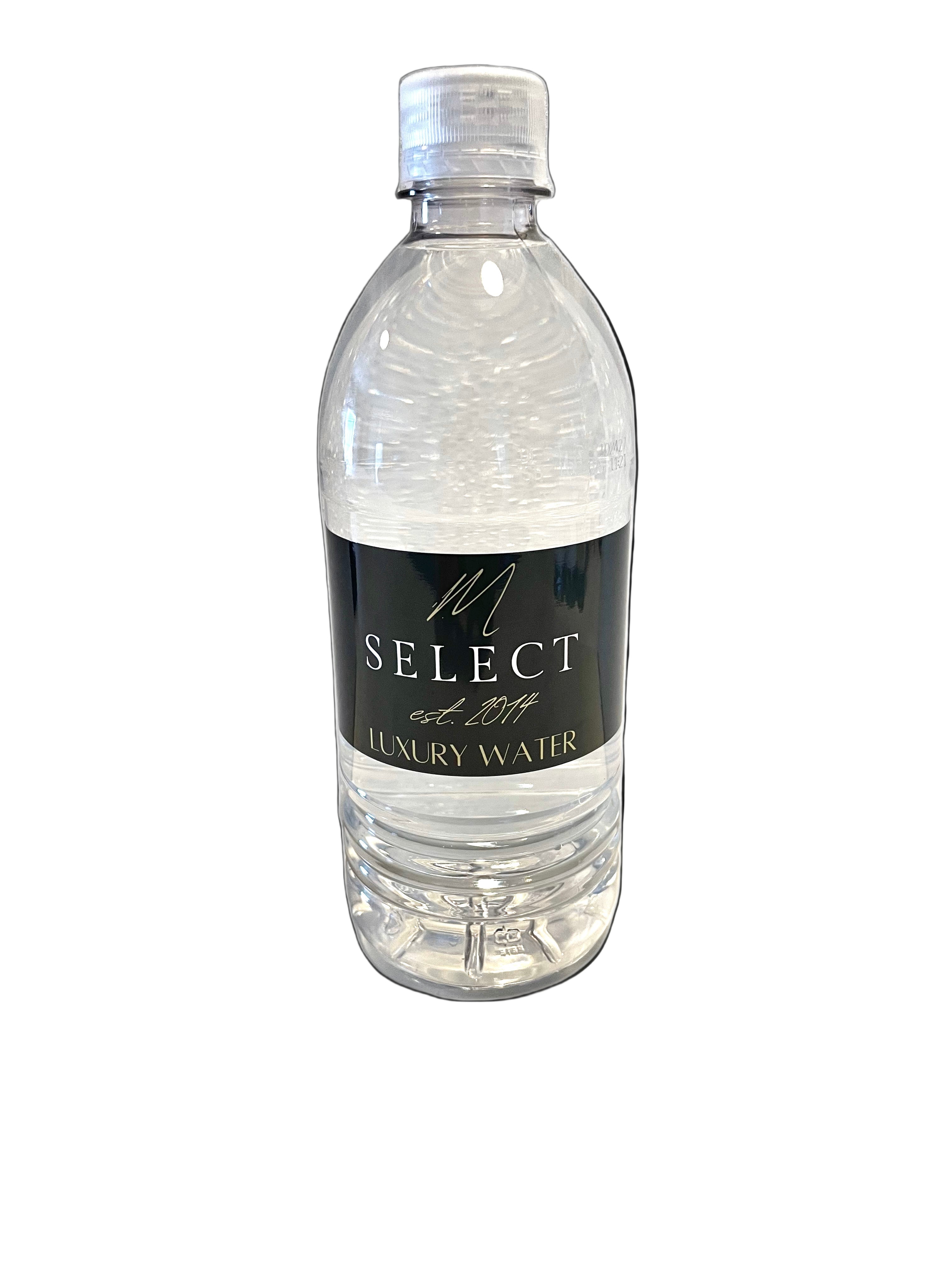 MSELECT LUXURY WATER NATURAL SPRING WATER, 20 fl oz. PLASTIC BOTTLE – M ...